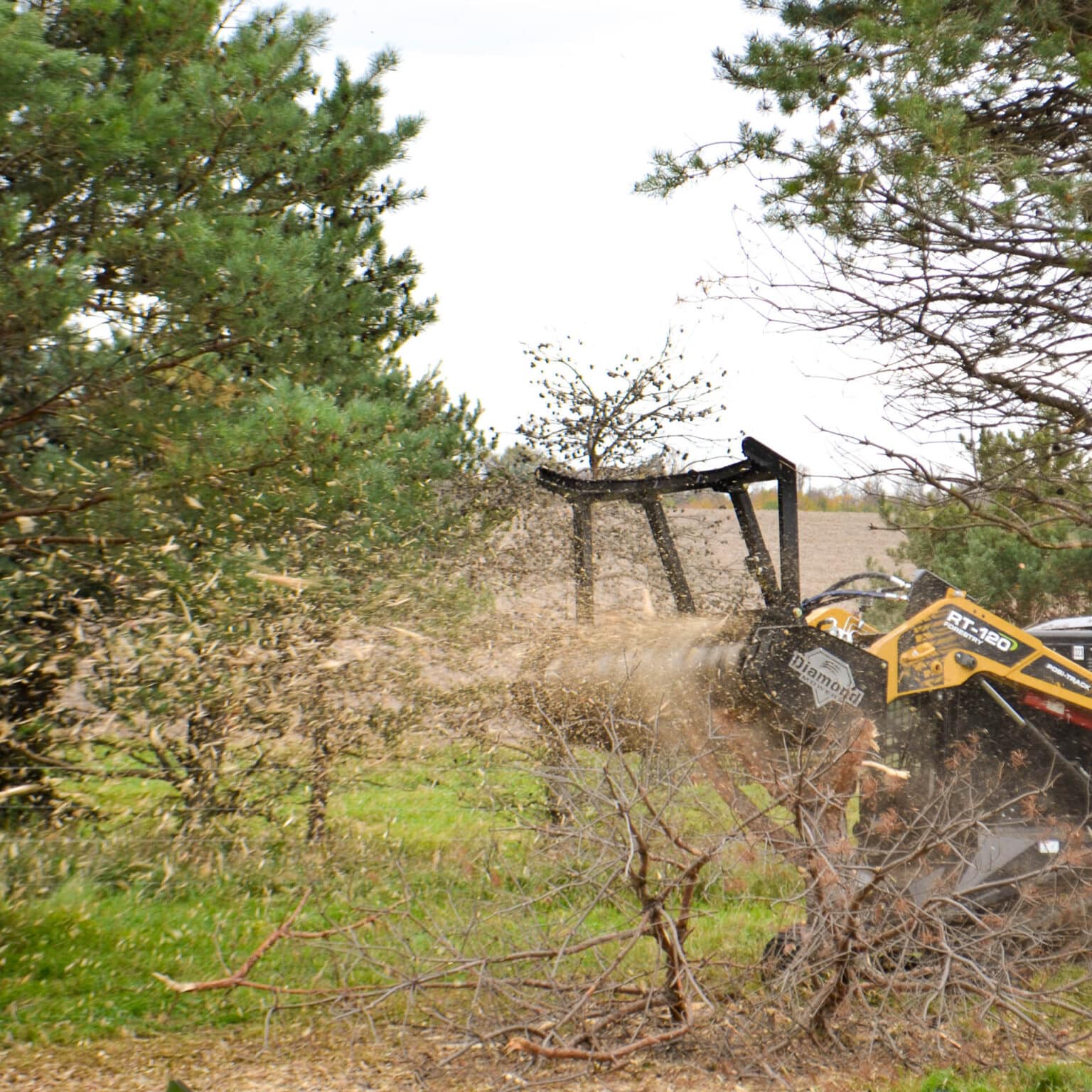 SK Drum Mulcher OD Pro X Attachment | Diamond Mowers