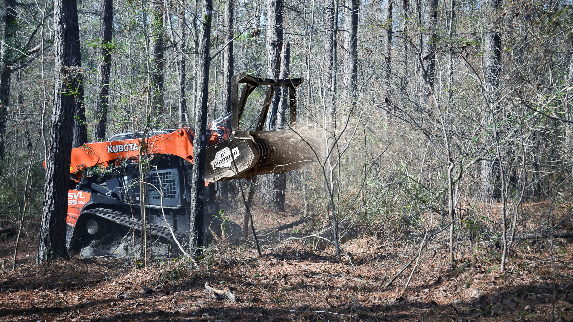 SK Drum Mulcher DC Pro X Attachment | Diamond Mowers