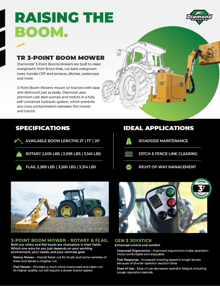 3-Point (Tractor) Attachments | Diamond Mowers