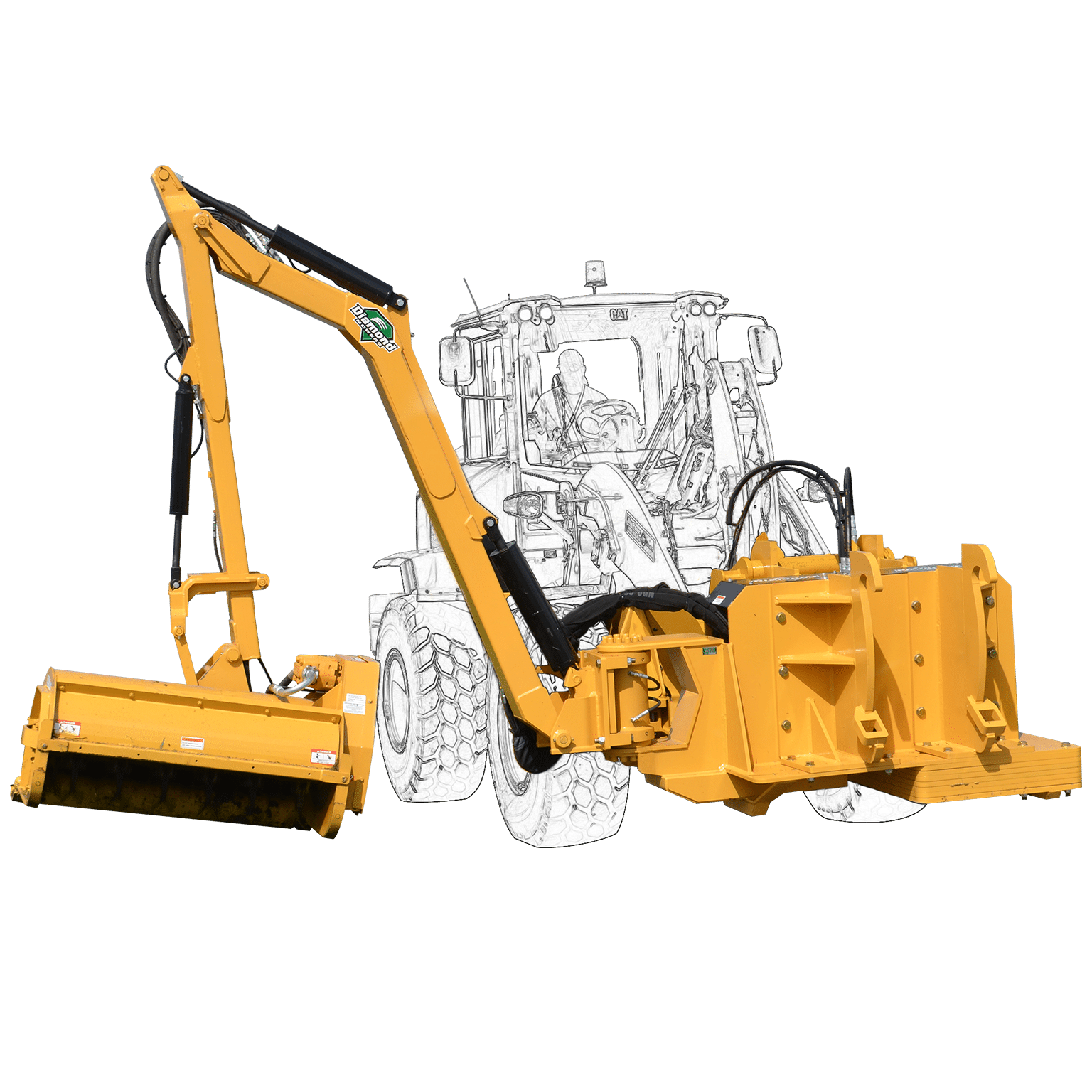 Loader Powered Attachment - Diamond Mowers