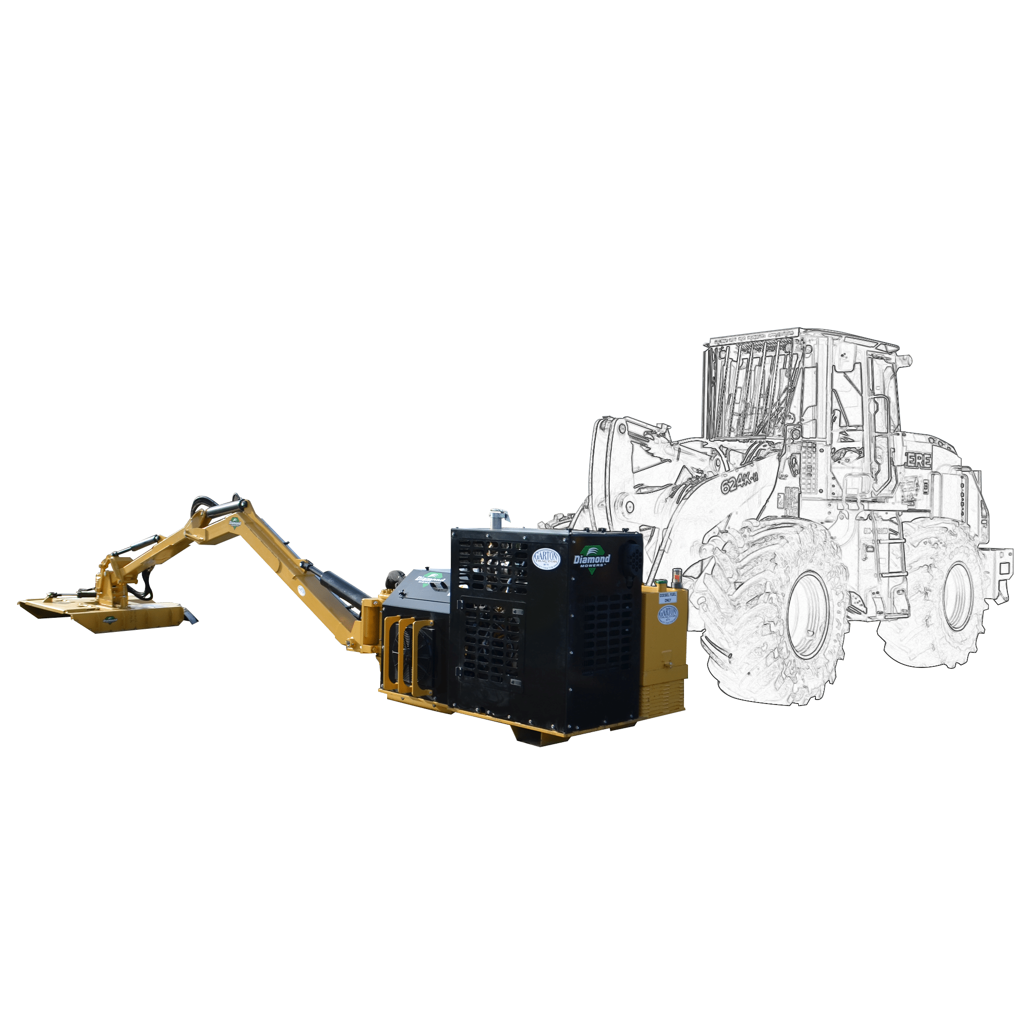 Self Contained Wheel Loader - Diamond Mowers