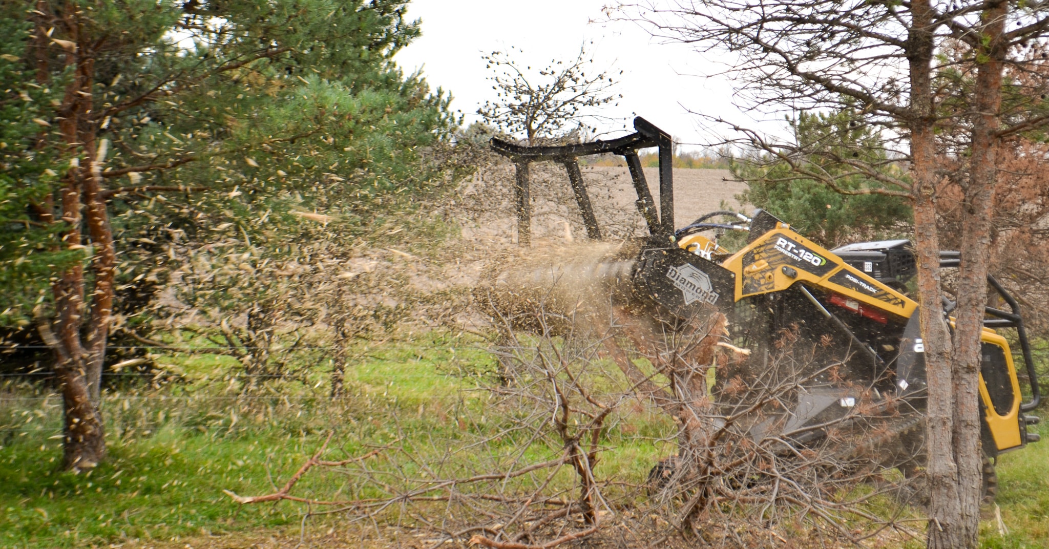 SK Drum Mulcher OD Pro X Attachment | Diamond Mowers