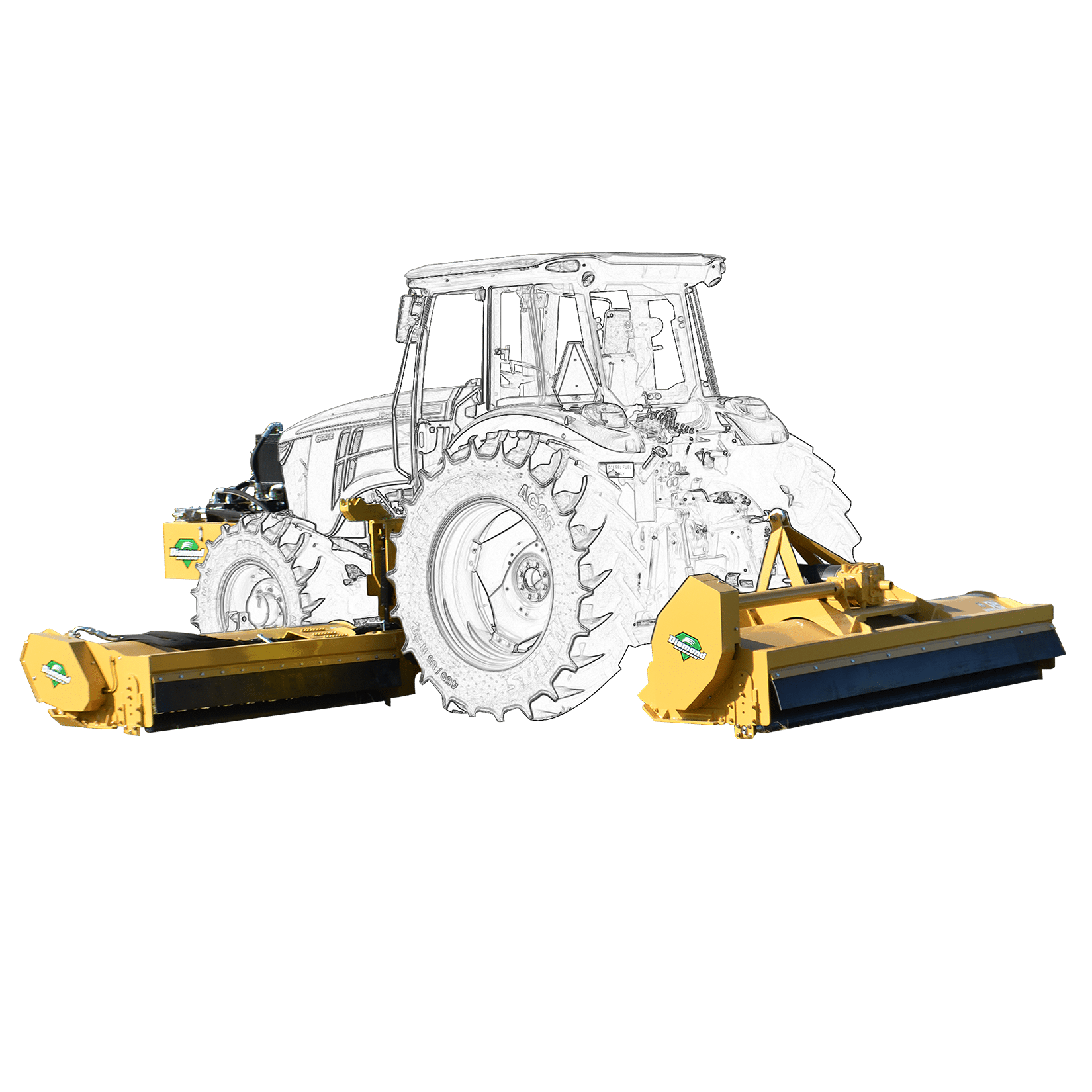 Flail Mowers (Tractor) Attachments | Diamond Mowers