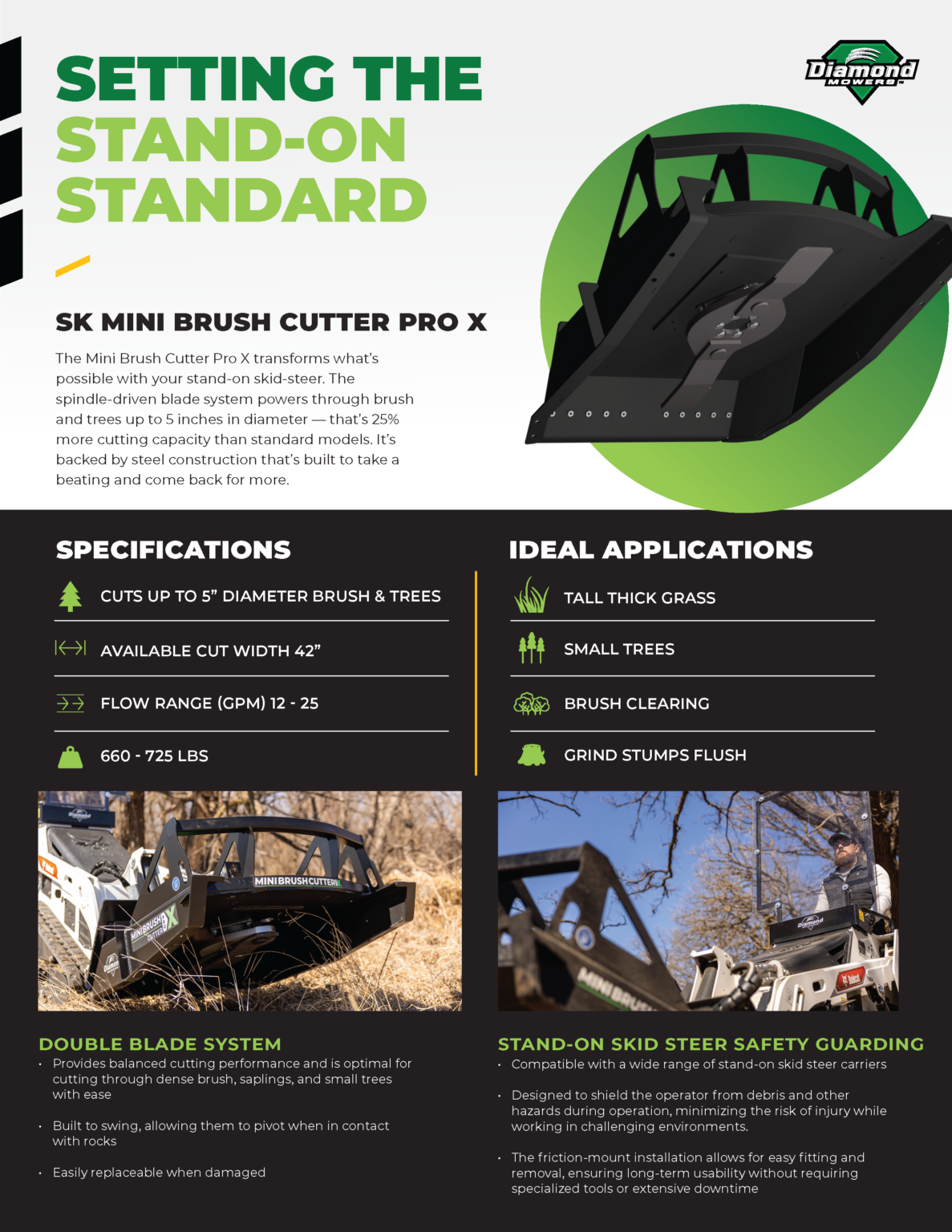 Mini Brush Cutter Pro X - Diamond Mowers
