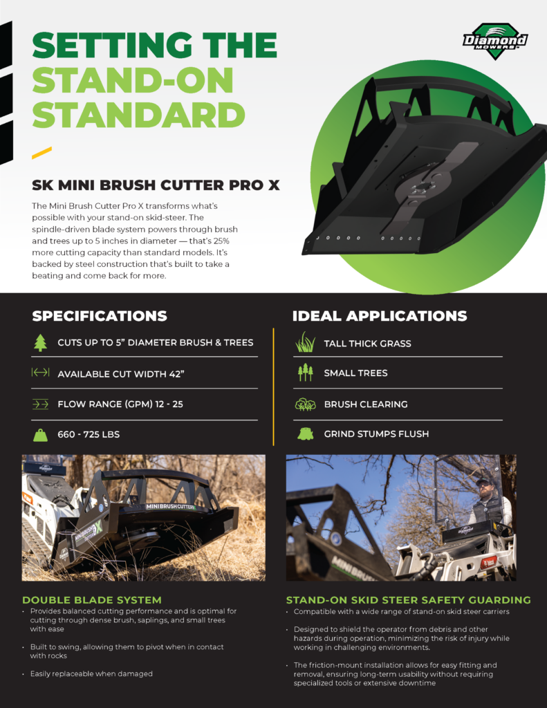 Mini Brush Cutter Pro X - Diamond Mowers