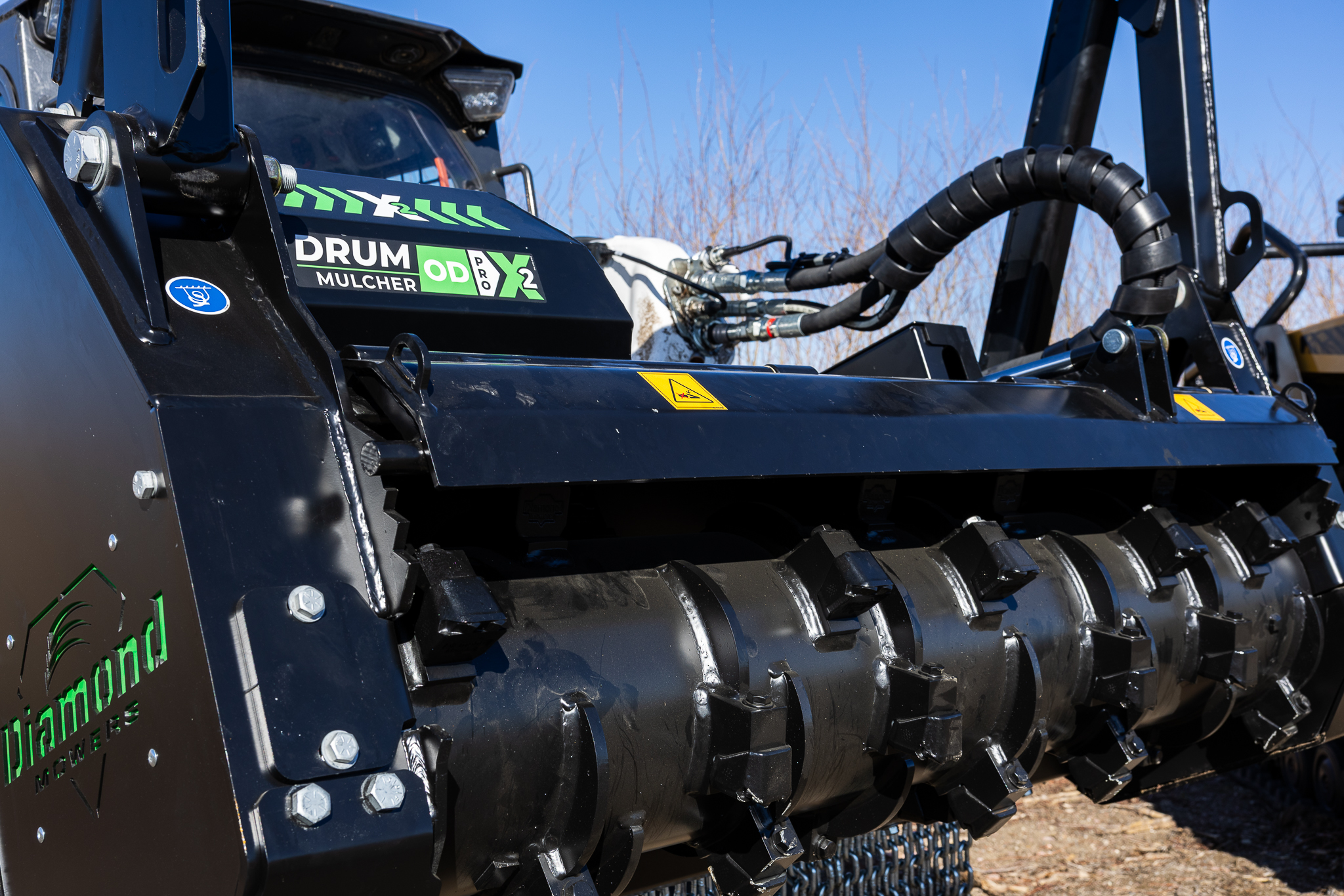 SK Drum Mulcher OD Pro X Attachment | Diamond Mowers