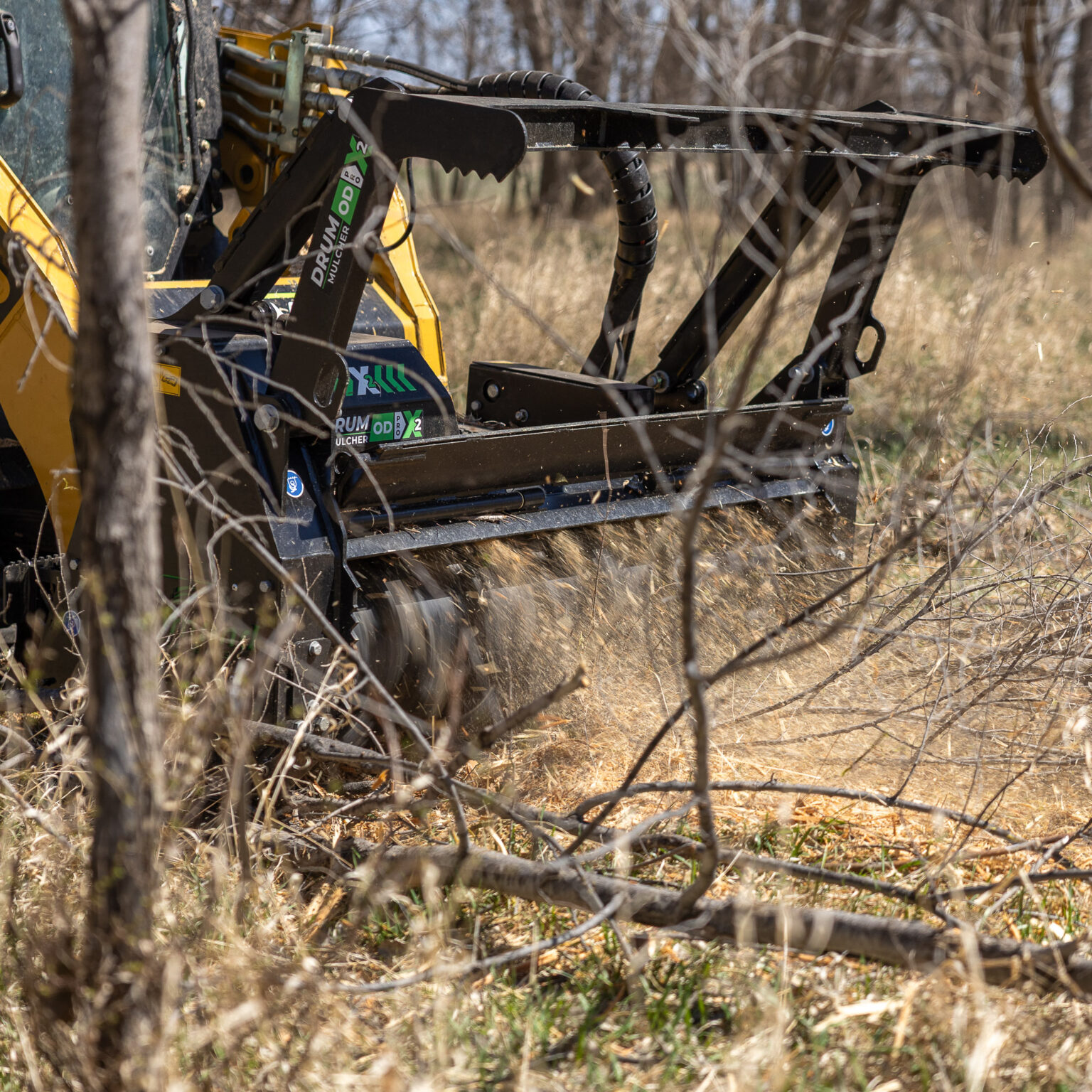 SK Drum Mulcher OD Pro X Attachment | Diamond Mowers