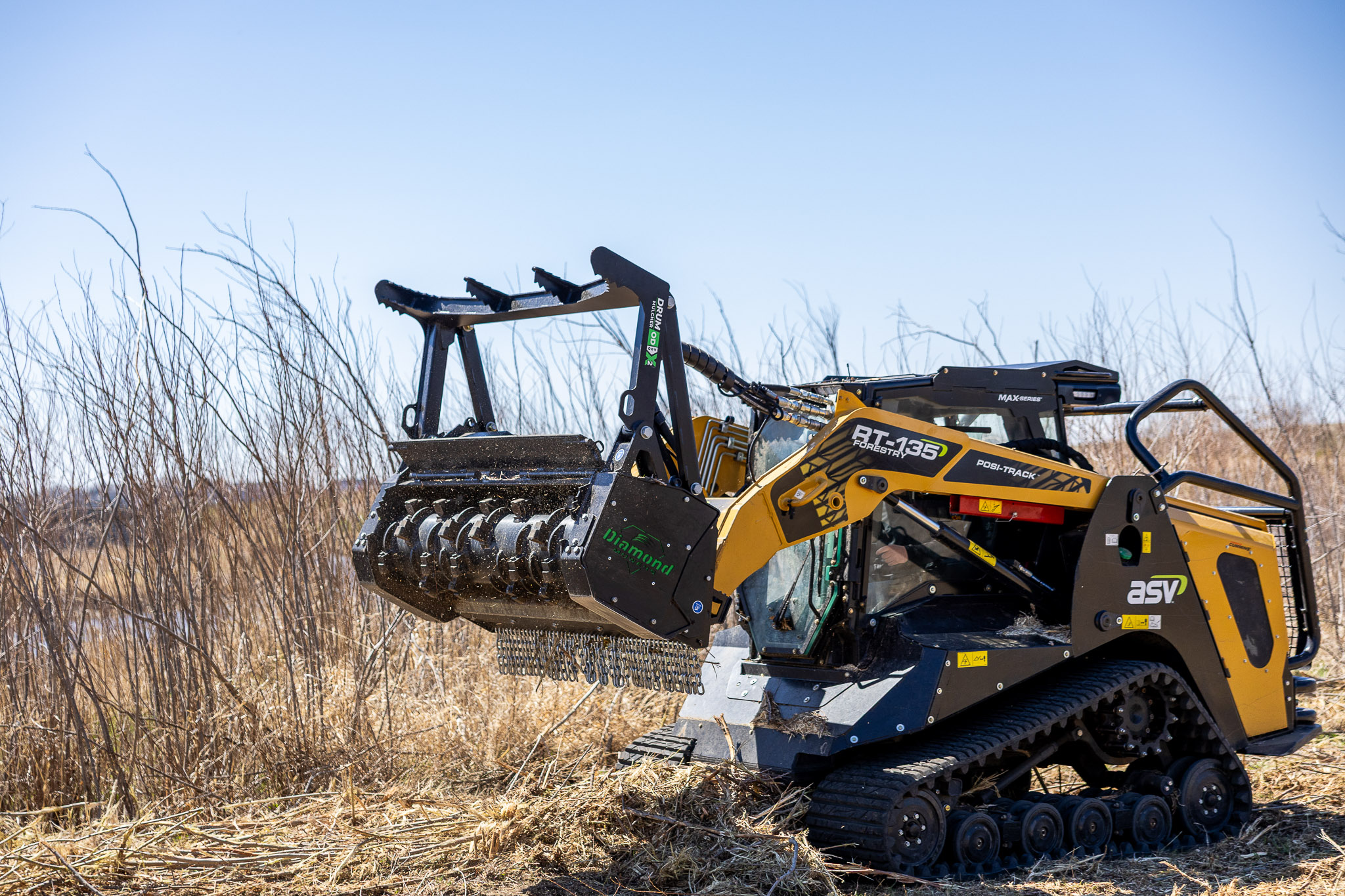 SK Drum Mulcher OD Pro X Attachment | Diamond Mowers