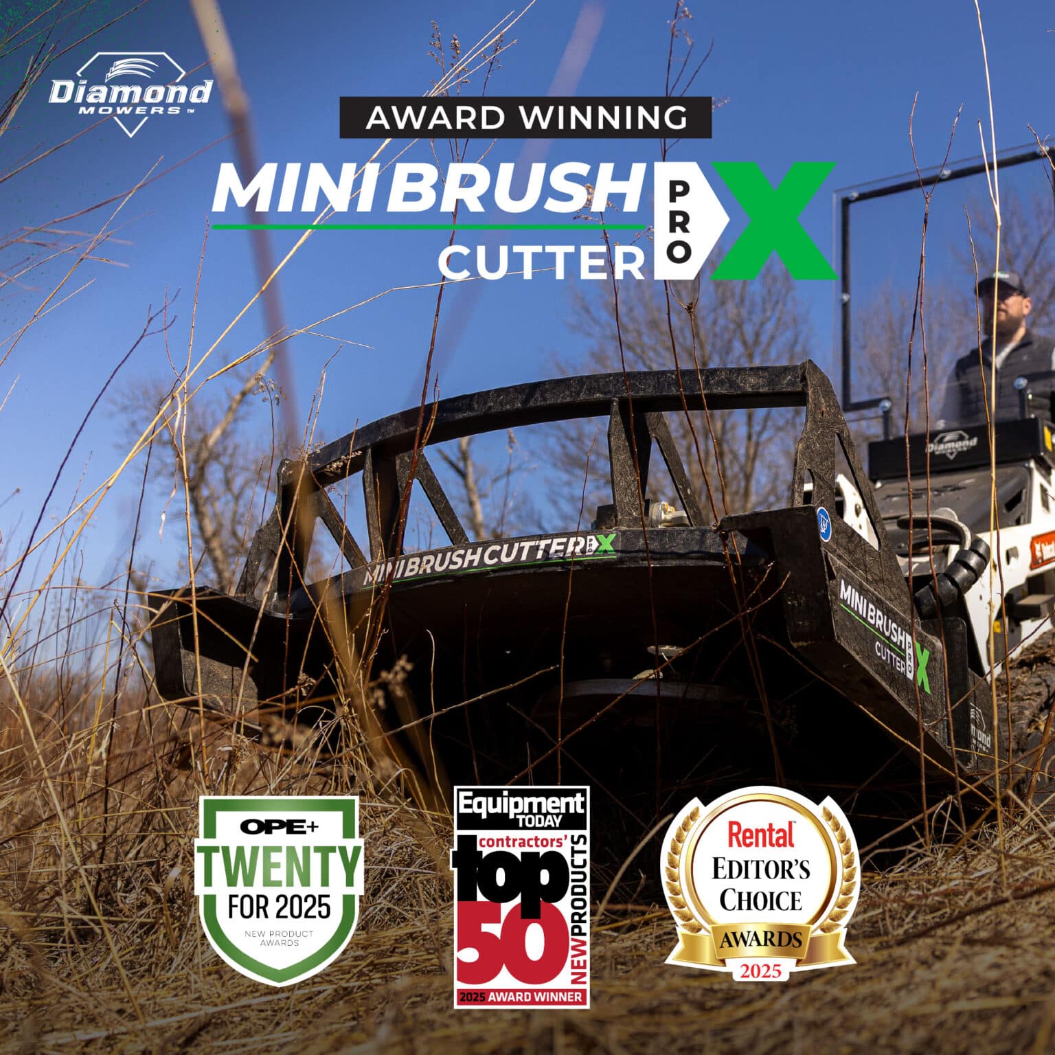 Mini Brush Cutter Pro X - Diamond Mowers